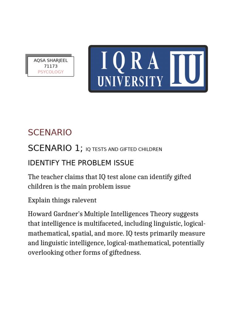 Scenario | PDF