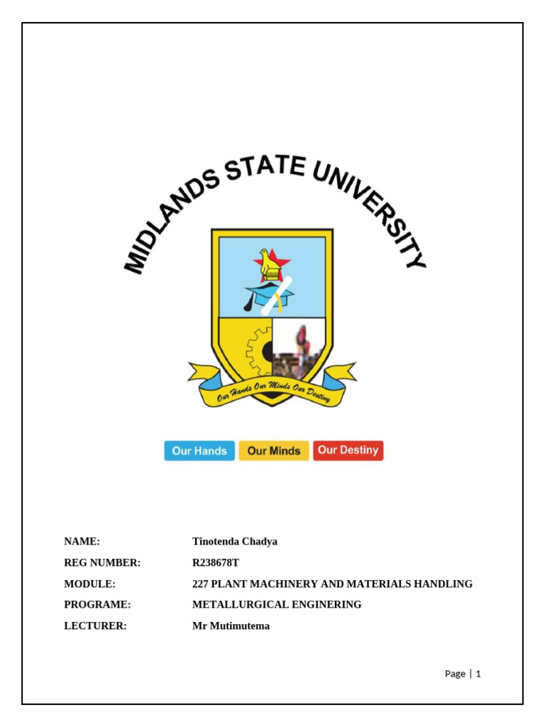 Plant and Machinery Assignment 2 R238678T | PDF | Personal Protective ...