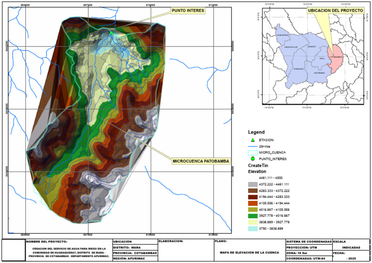 Mapa de Elevacion | PDF | Geografía | Geofísica