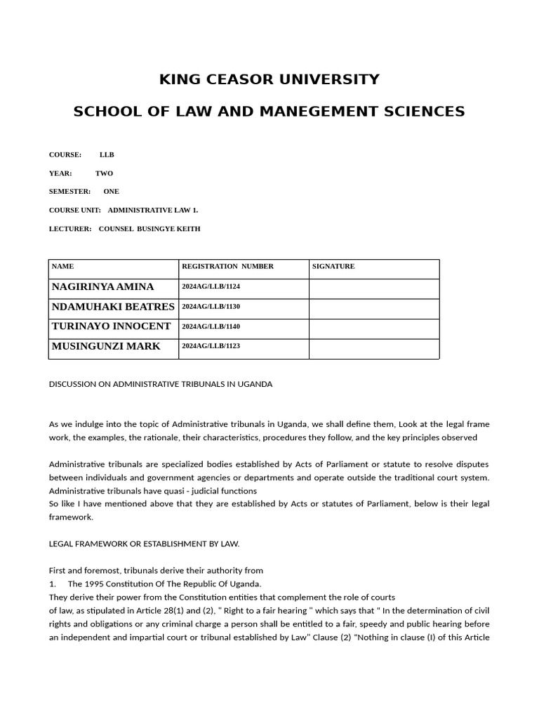 Administrative Tribunals | PDF | Tribunal | Complaint