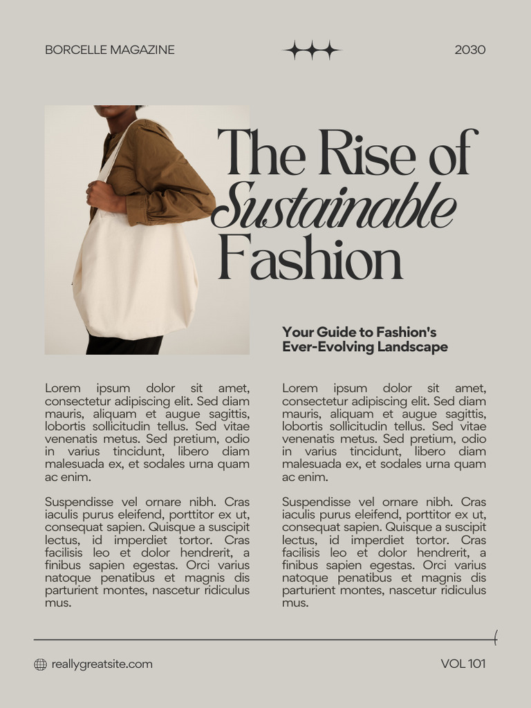 Beige Minimalist Fashion Article Page Magazine - 20251021 - 231701 ...