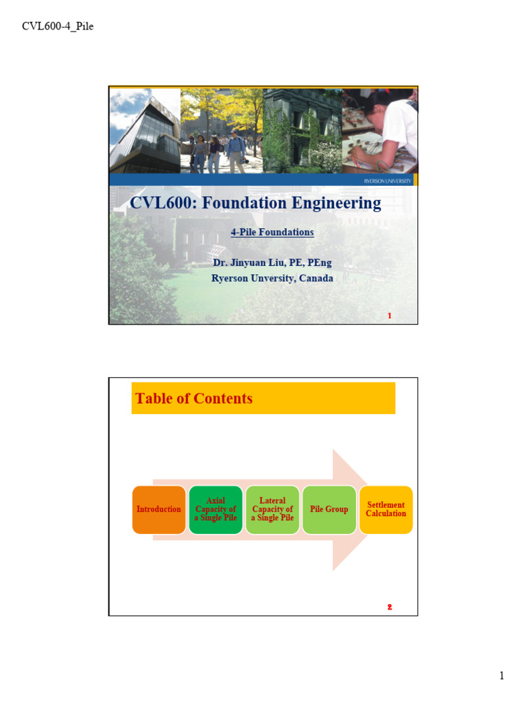 4-Pile Foundation Engineering Guide | PDF | Foundation (Engineering ...