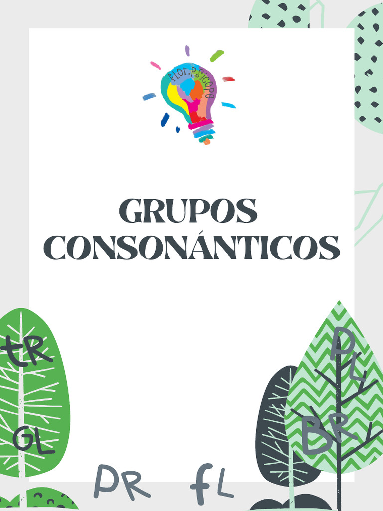 Grupos Consonánticos en Español | PDF