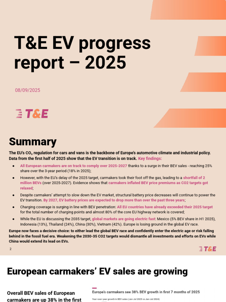 2025 09 EV Progress Report | PDF | Plug In Hybrid | Electric Vehicle