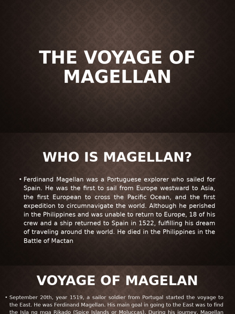 The Voyage of Magellan Group 1 | PDF | Philippines