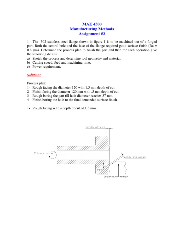 HW2 Sol | Download Free PDF | Machining | Procedural Knowledge
