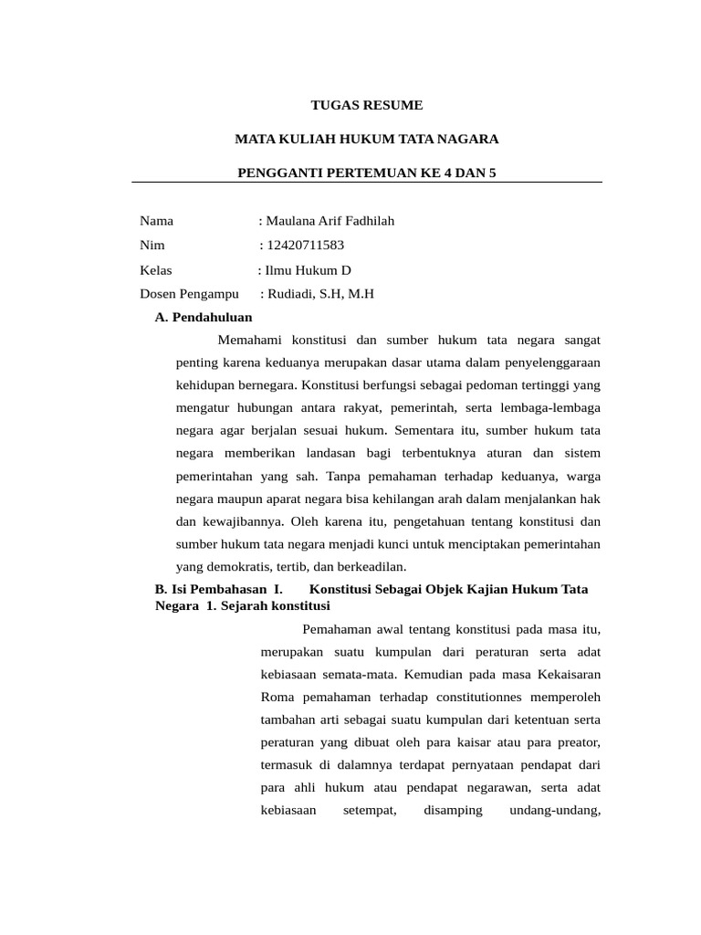 Tugas Resume HTN (Maulana Arif Fadhilah) | PDF