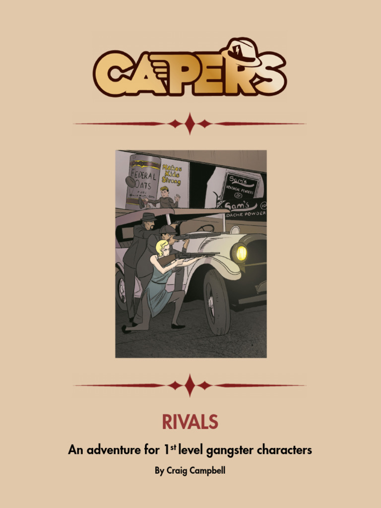 CAPERS Adventure: Rivals in Atlantic City | PDF