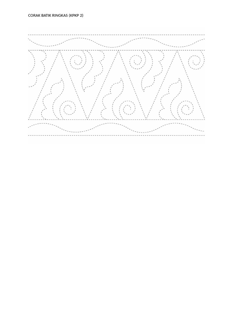 Corak Batik Simple Ppki | PDF