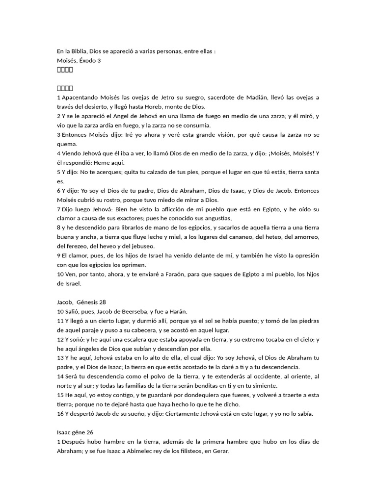 El Llamado | PDF | Moisés | Jacob