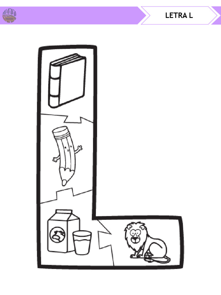 Fichas M, P, L, S - Lectoescritura Imprenta Mayúscula | PDF