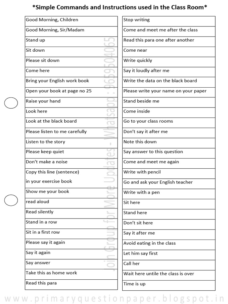 Dictation Simple Commands | PDF | Books
