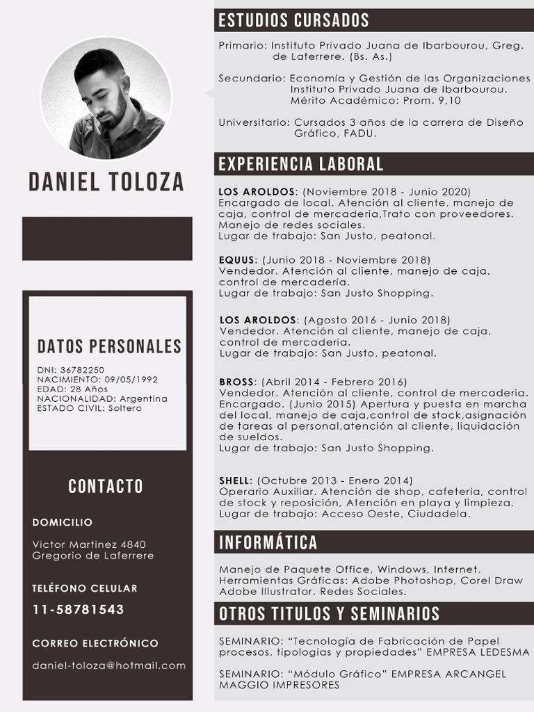 Daniel To Loza CV | PDF