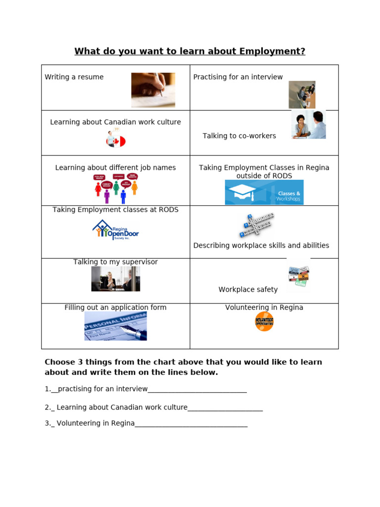 Employment Skills Learning Guide | PDF