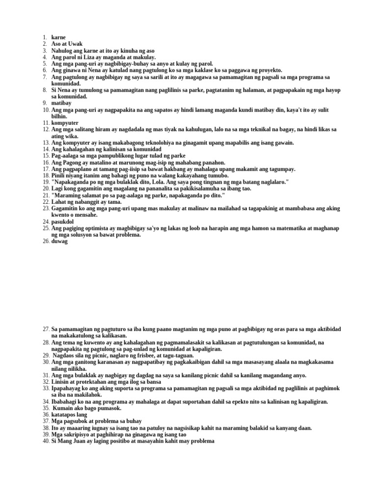 Filipino 6 | PDF