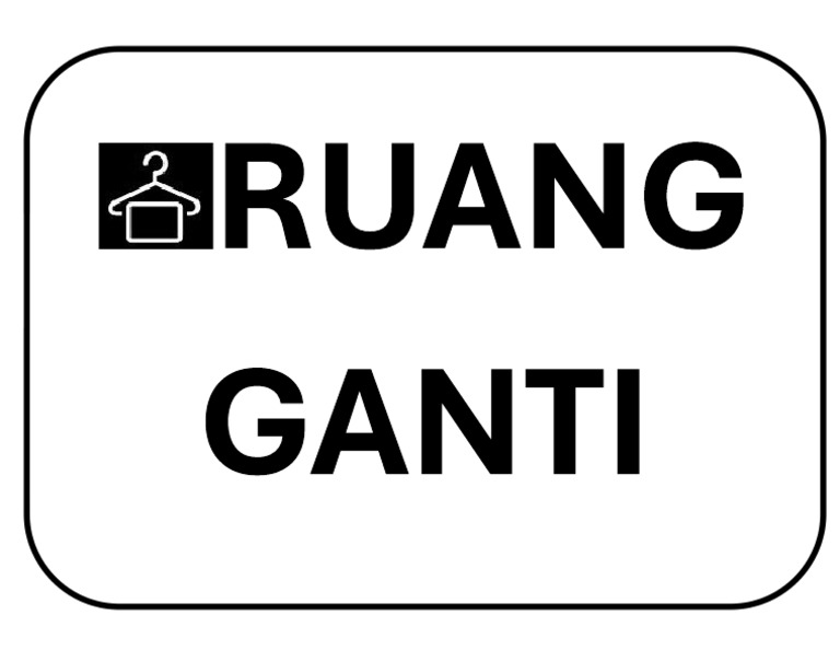 Sign Ruang Ganti | PDF