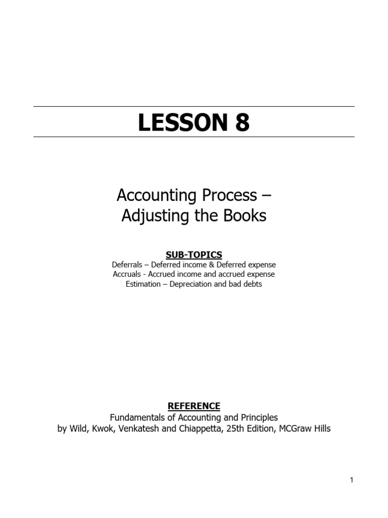 Adjusting the Books in Accounting | PDF | Debits And Credits | Depreciation