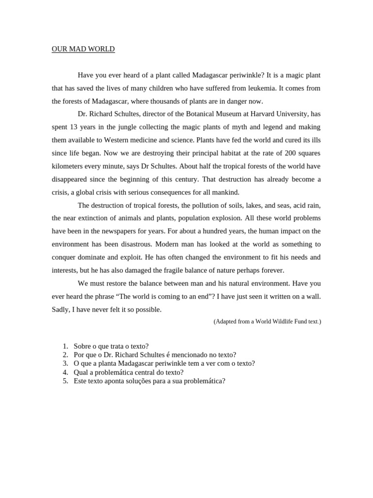 04 - Destruction End Ecology | PDF