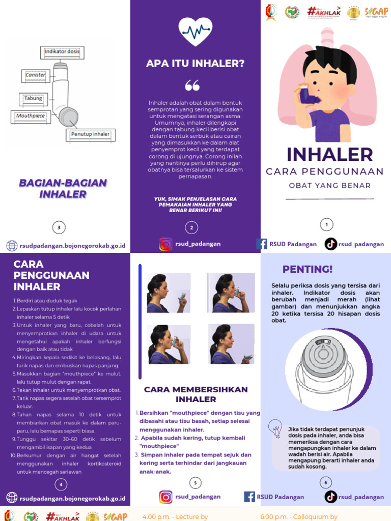 Cara Penggunaan Inhaler yang Tepat | PDF