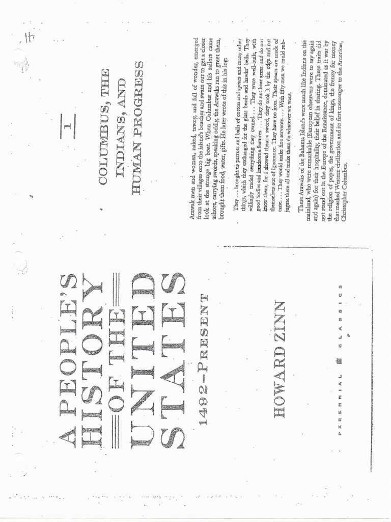 People's History Chapter 1 | PDF