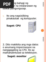 Mga Parte NG Computer (Epp) | PDF