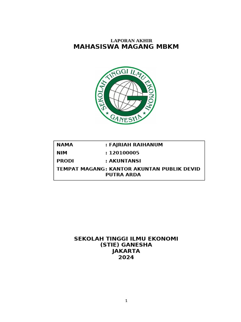Analisis Peran KAP Devid Putra Arda | PDF