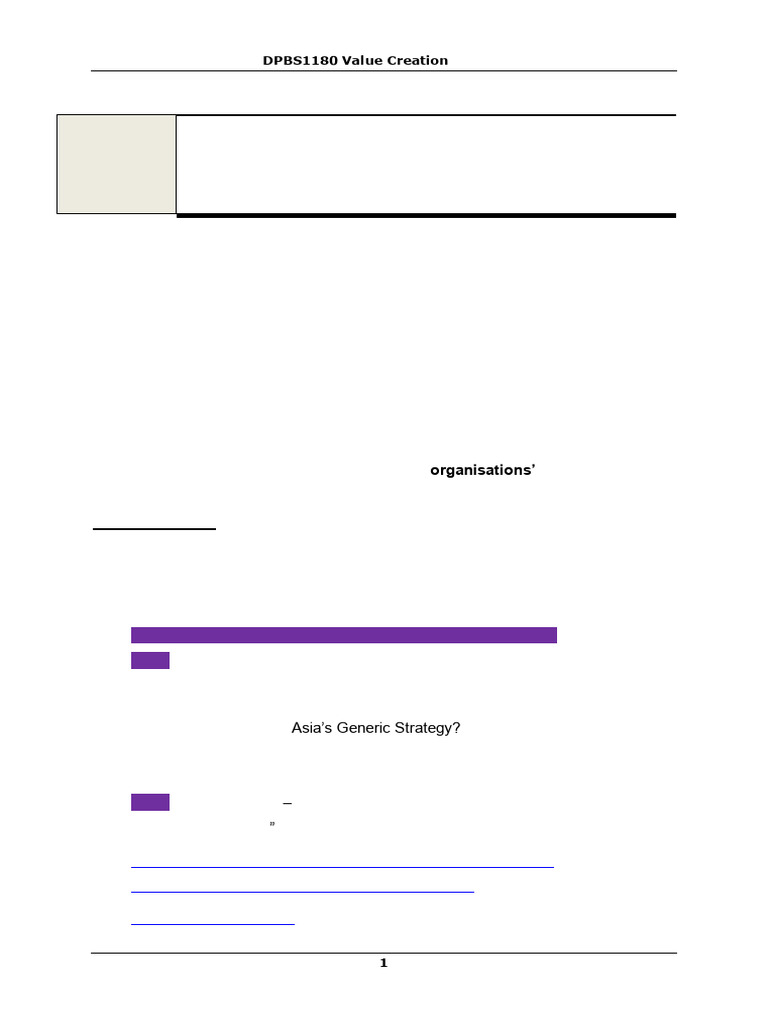Unit 2 Tutorial Value From Marketing 2024.3 Final | PDF | Marketing ...