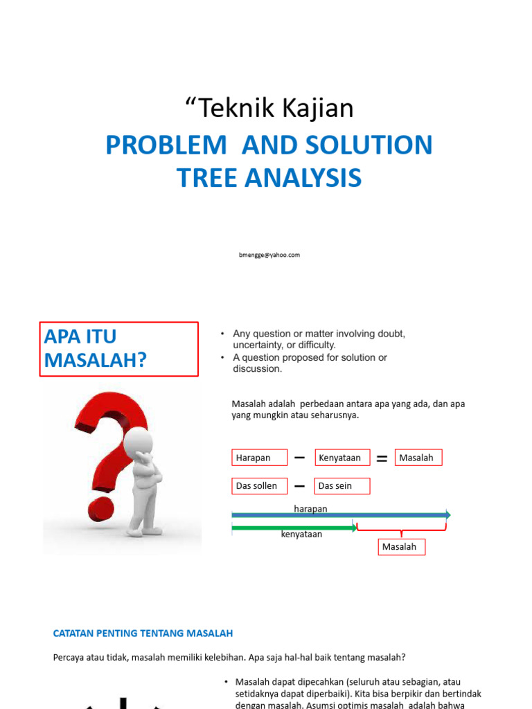 Analisis Pohon Masalah dan Solusi | PDF