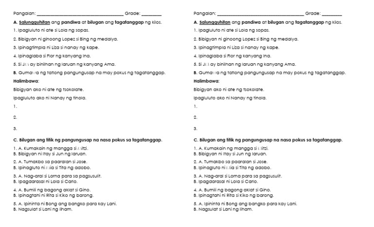 Grade 5 Quiz | PDF