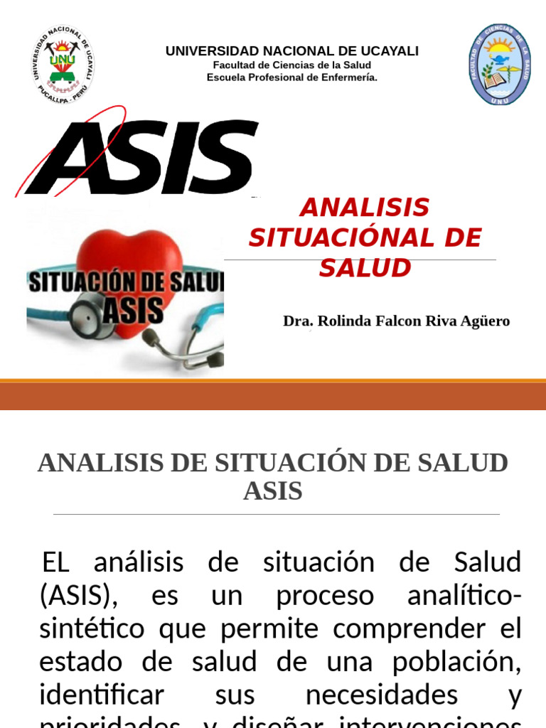 Analisis de Situacion de Salud (ASIS) | PDF