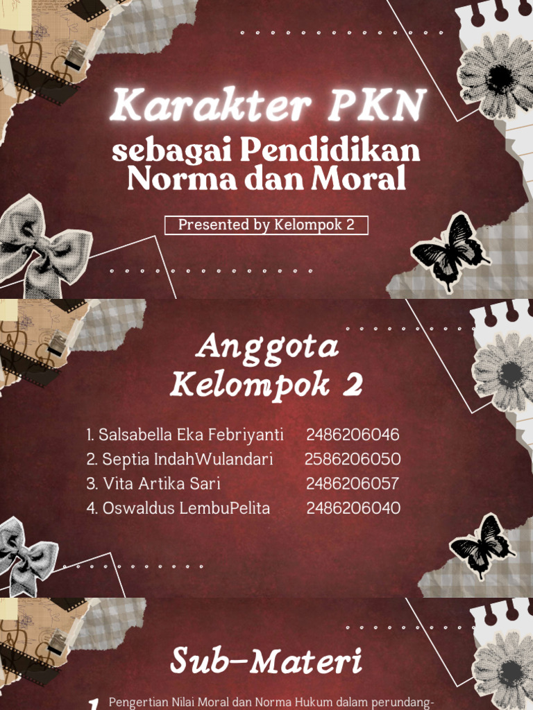Nilai Moral dan Norma Hukum di PKn | PDF