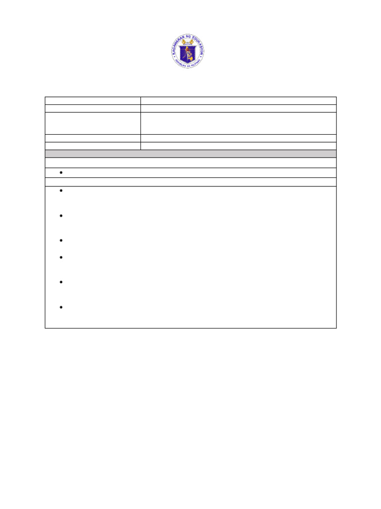 Department Head Designate Role Overview | PDF