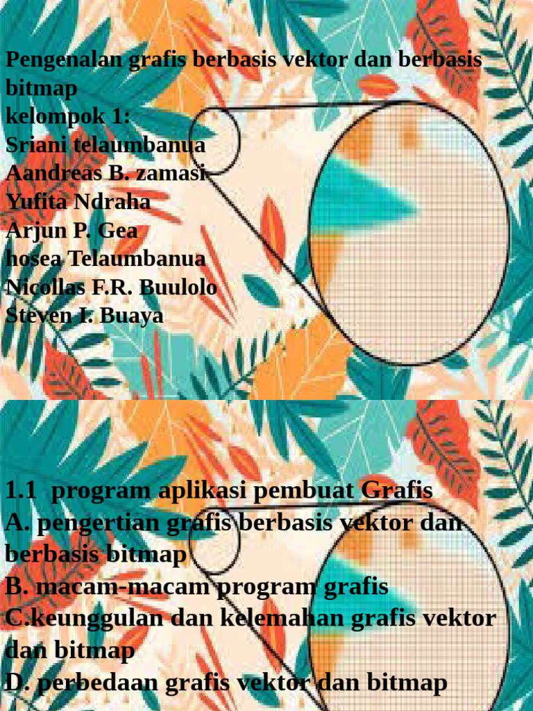 Pengenalan Grafis Berbasis Vektor Dan Berbasis Bitmap | PDF