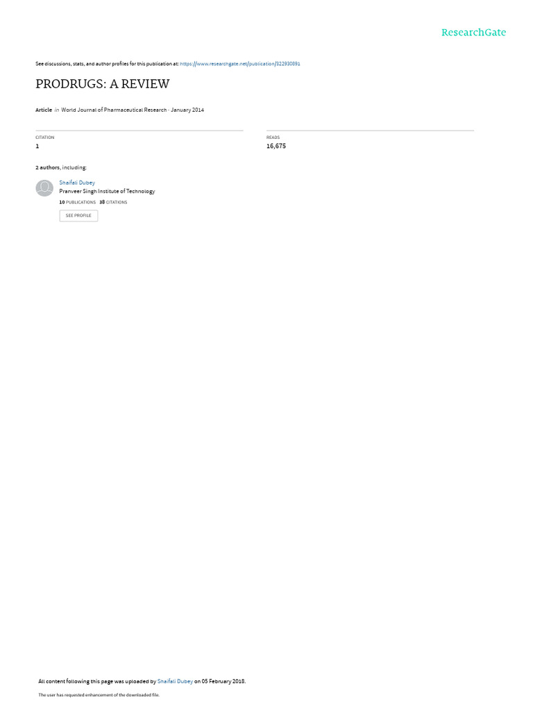 Article WJPR 14108448191 | PDF | Pharmaceutical Sciences | Medicinal ...
