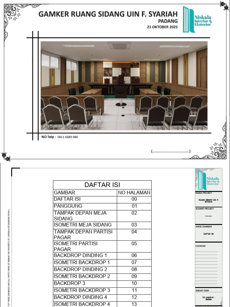 Hak Cipta Gambar Proyek Desain | PDF