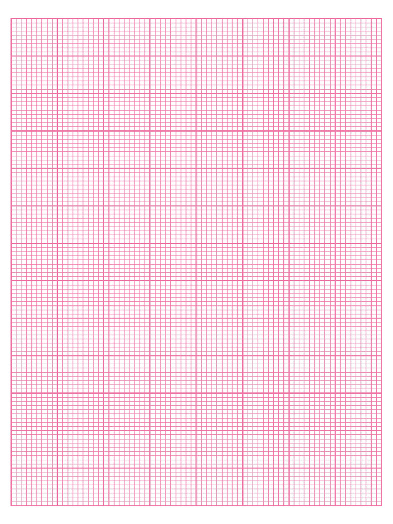 9 Squares Per Inch Pink Graph Paper Legal Watermarked PDF | PDF