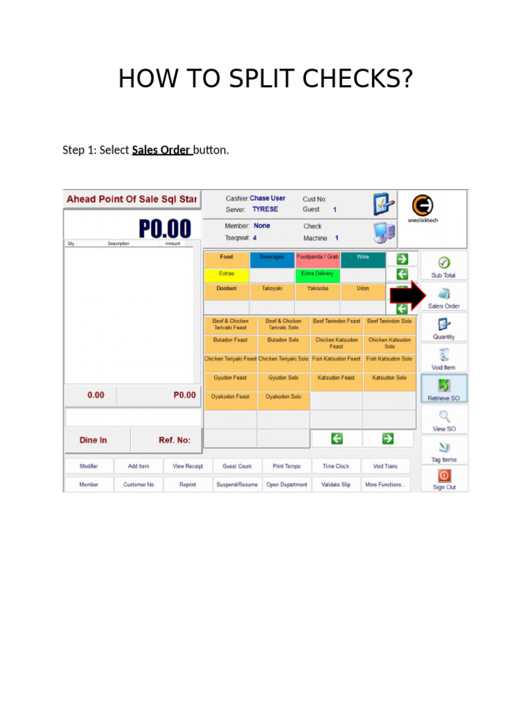 How to Split Checks | PDF