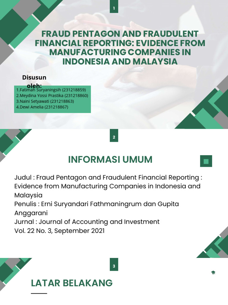 Materi Presentasi Kel 5 Fraud Pentagon - 20251020 - 123432 - 0000 | PDF