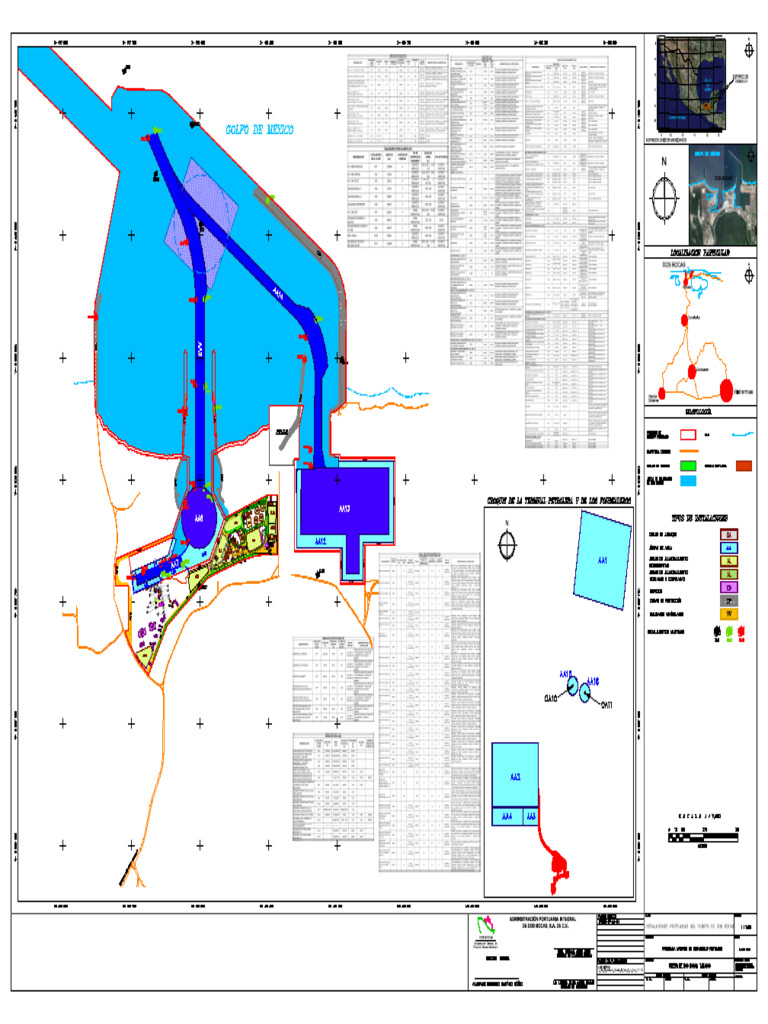 1 2 Plano de Instalaciones Portuarias Del Puerto de Dos Bocas | PDF