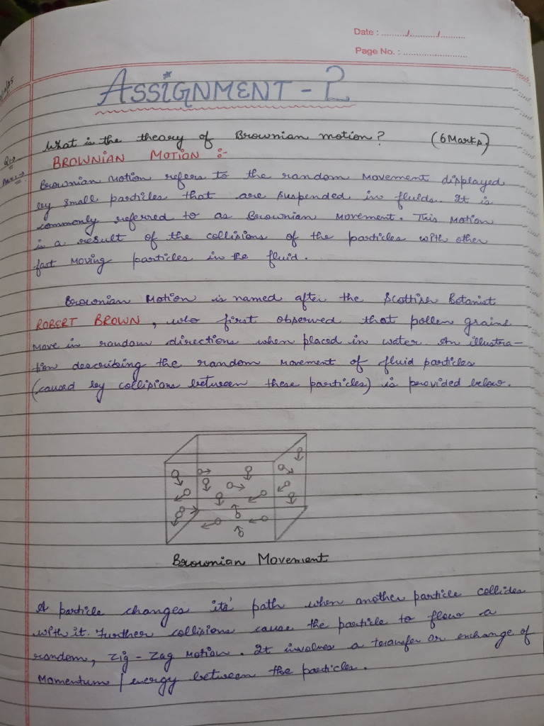 Brownian Motion (Statistical) | PDF