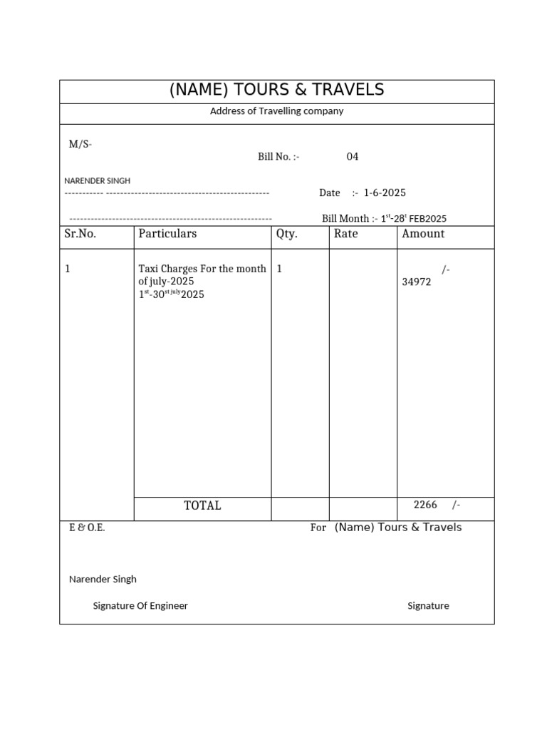 Copy9-Cab Bill Narinder | PDF
