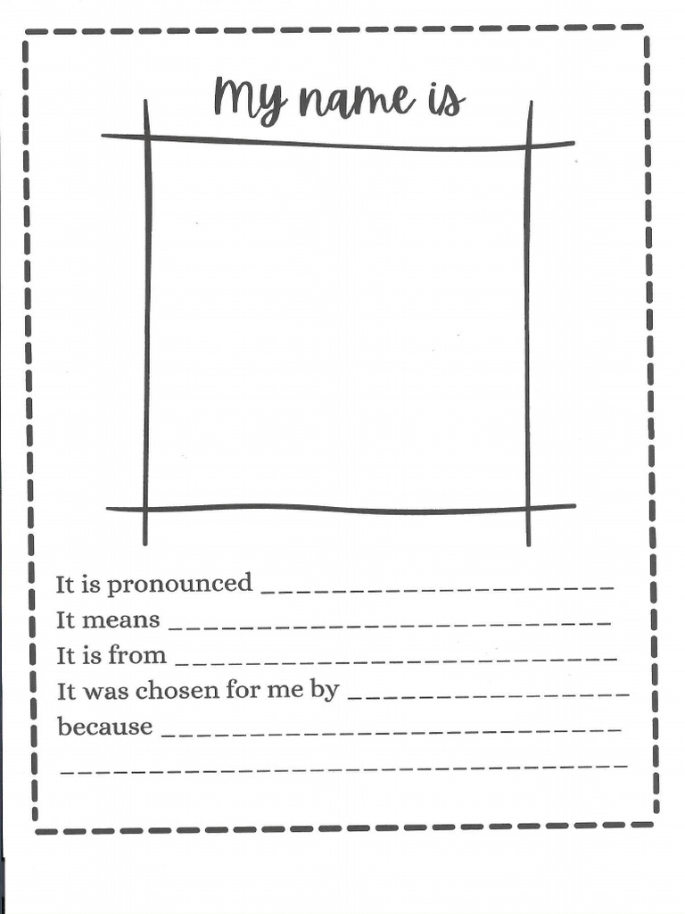 Teach Us Your Name (Grade 1-2) | PDF