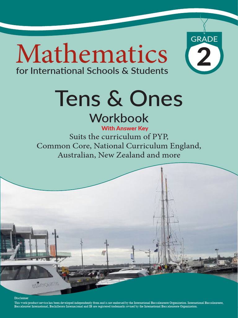 Grade 2 Maths Place Value Tens and Ones Worksheet and Workbook For PYP IB, Common Core, CBSE ...