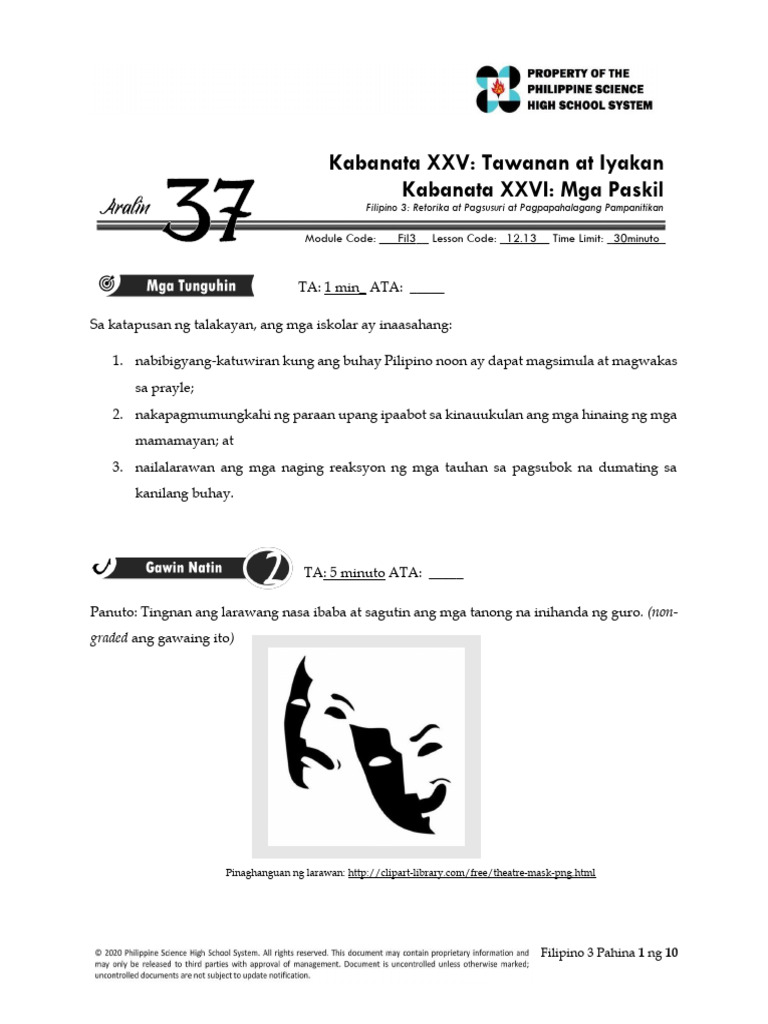 Aralin 37-Kabanata 25 at 26 | PDF