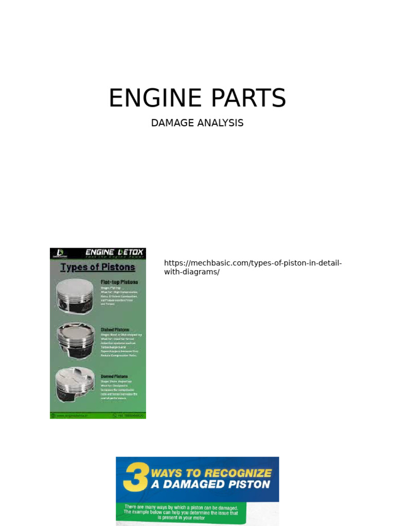 Engine Parts Damage | PDF