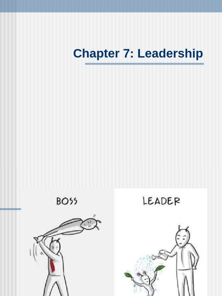 Chap 7 Leadership | PDF | Leadership | Social Psychology