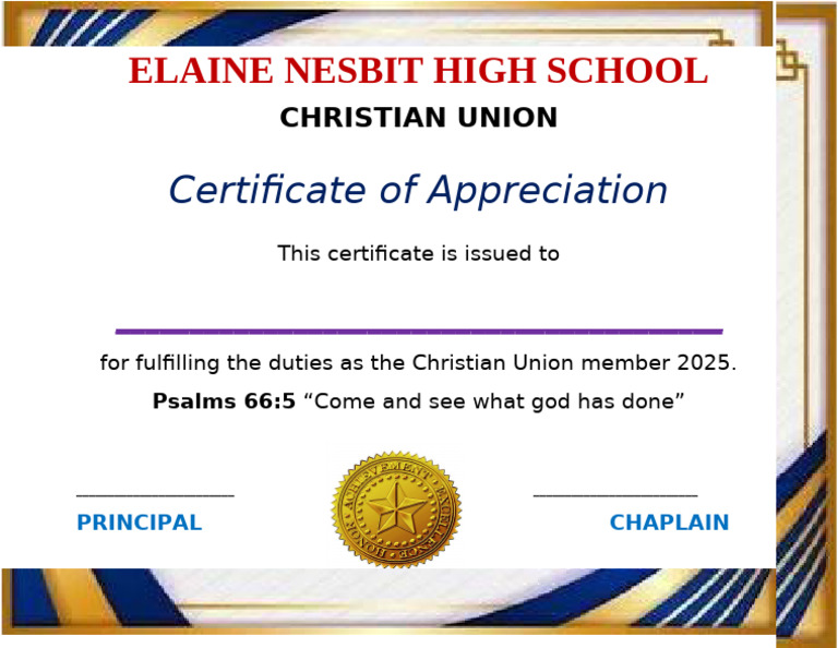 Elaine Nesbit High School | PDF