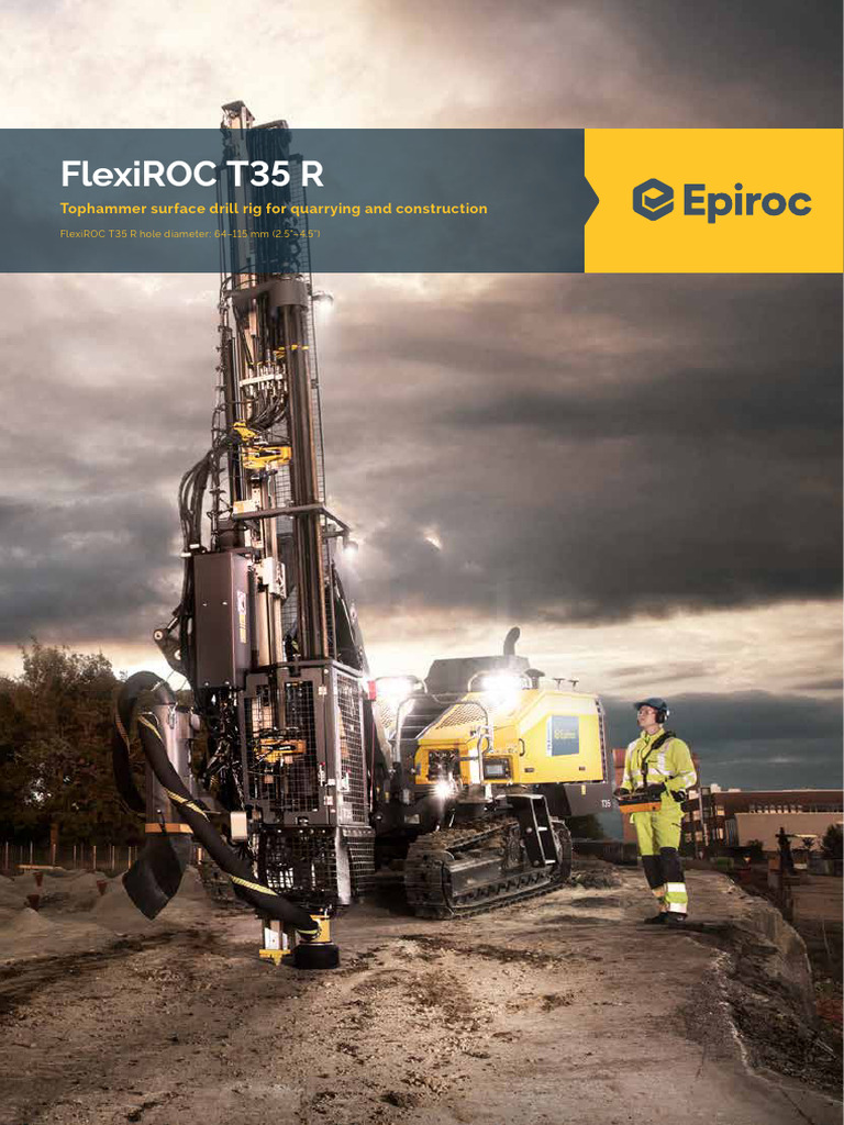 9868 0314 01a FlexiROC T35R Brochure Eng - WEB | PDF | Decibel | Drill
