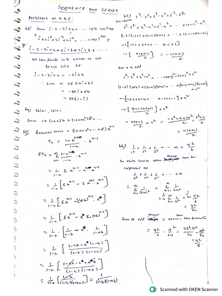 Sequence and Series | PDF