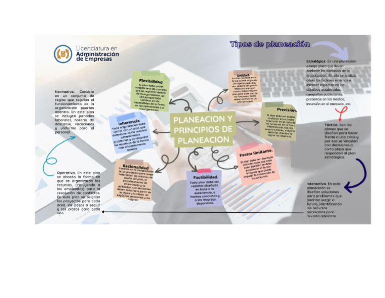 Mapa Mental de Planeacion y Principios de Planeacion | PDF